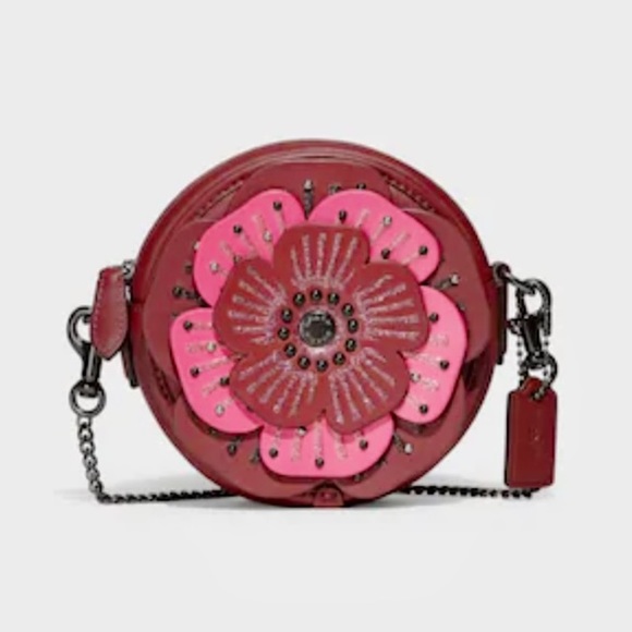 Coach | Bags | Coach Tea Rose Crossbody Bag Purse | Poshmark